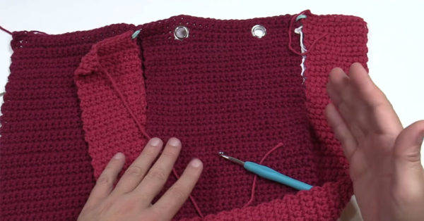 Crochet Lunch Bag – 24 Blocks