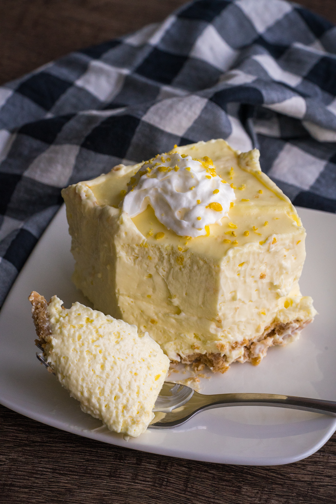 No-Bake Lemon Cheesecake Bars – Live Play Eat
