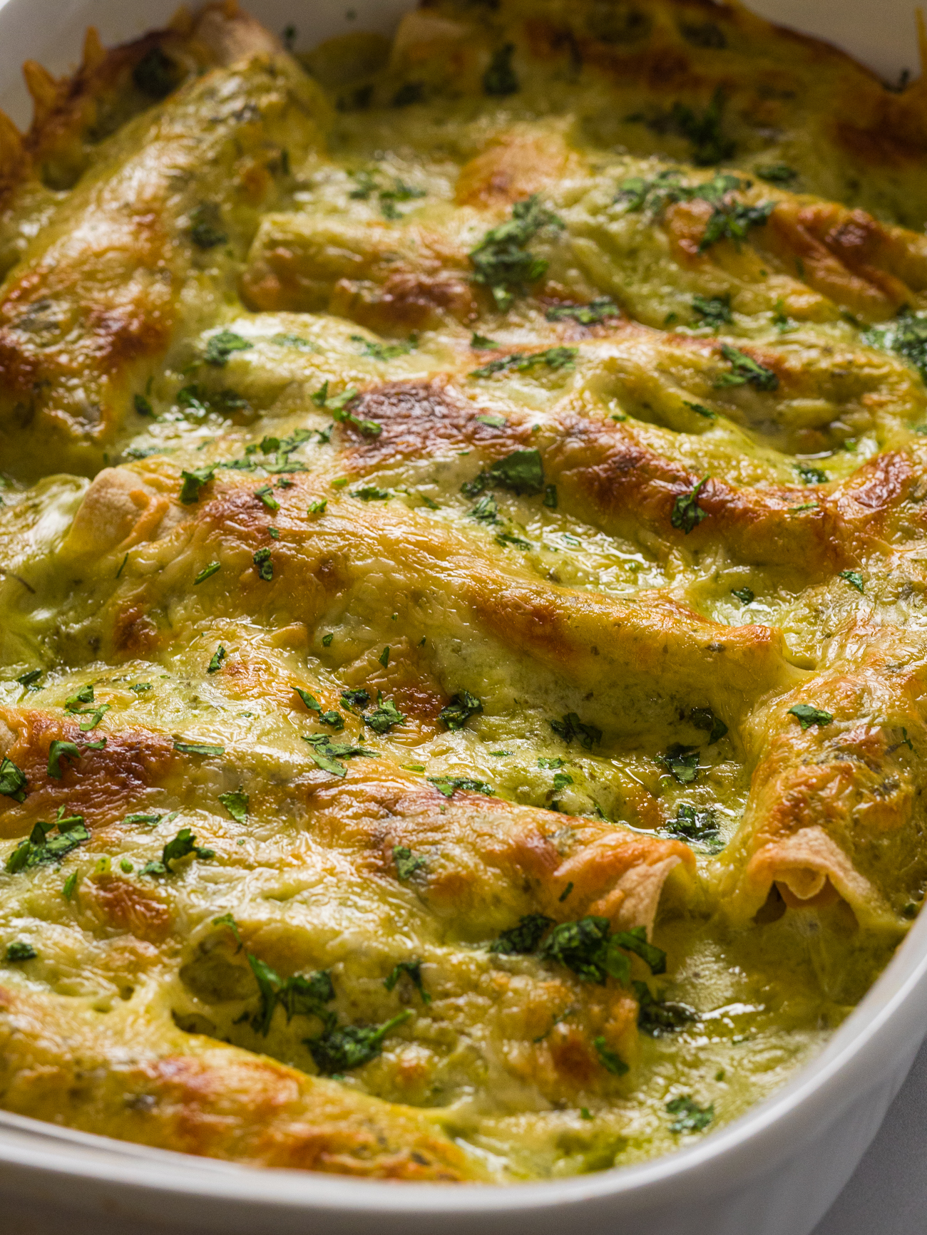 Poblano Sour Cream Enchiladas – Live Play Eat