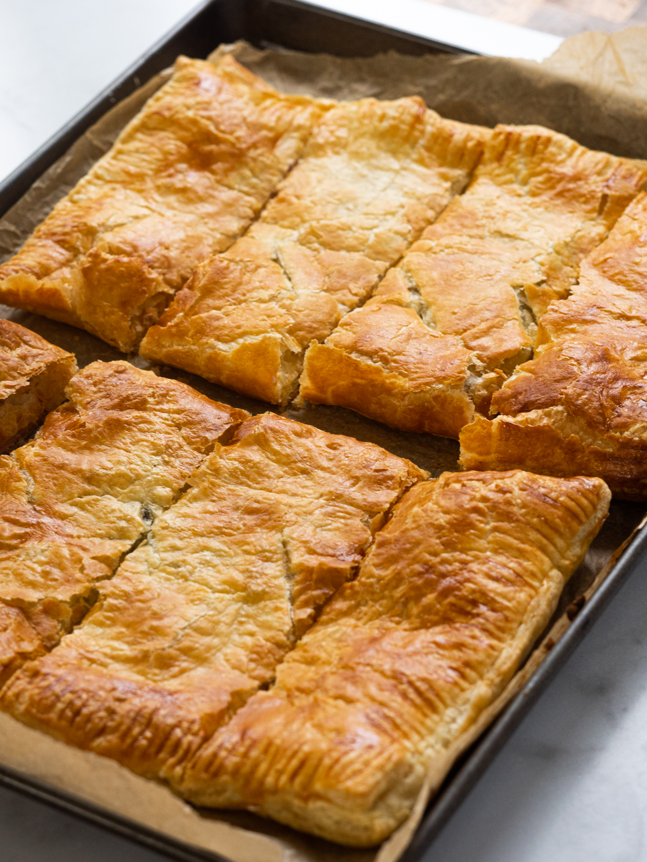 Ham and Cheese Slab Pie – Live Play Eat