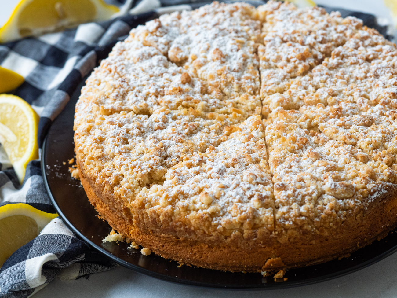 Lemon Crumble Breakfast Cake – Live Play Eat